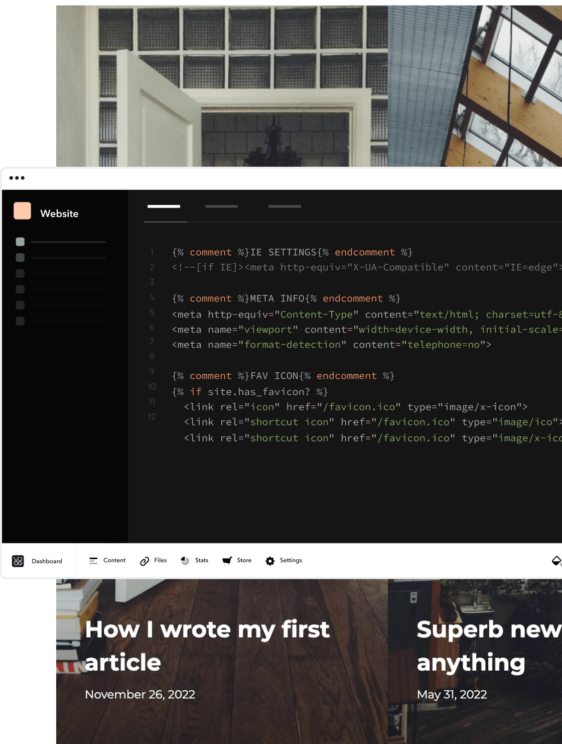 Voog website building platform | Awesome websites & store