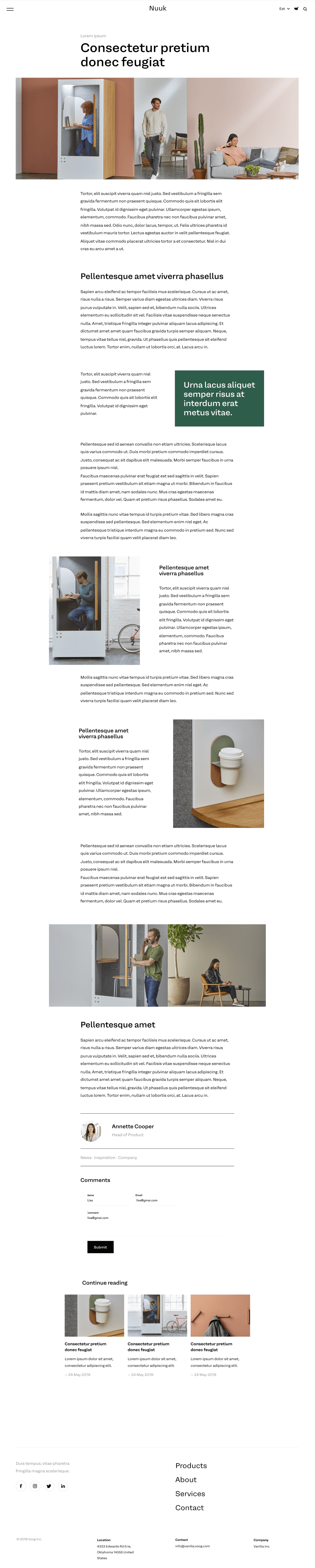 Voog website building platform | Awesome websites & store