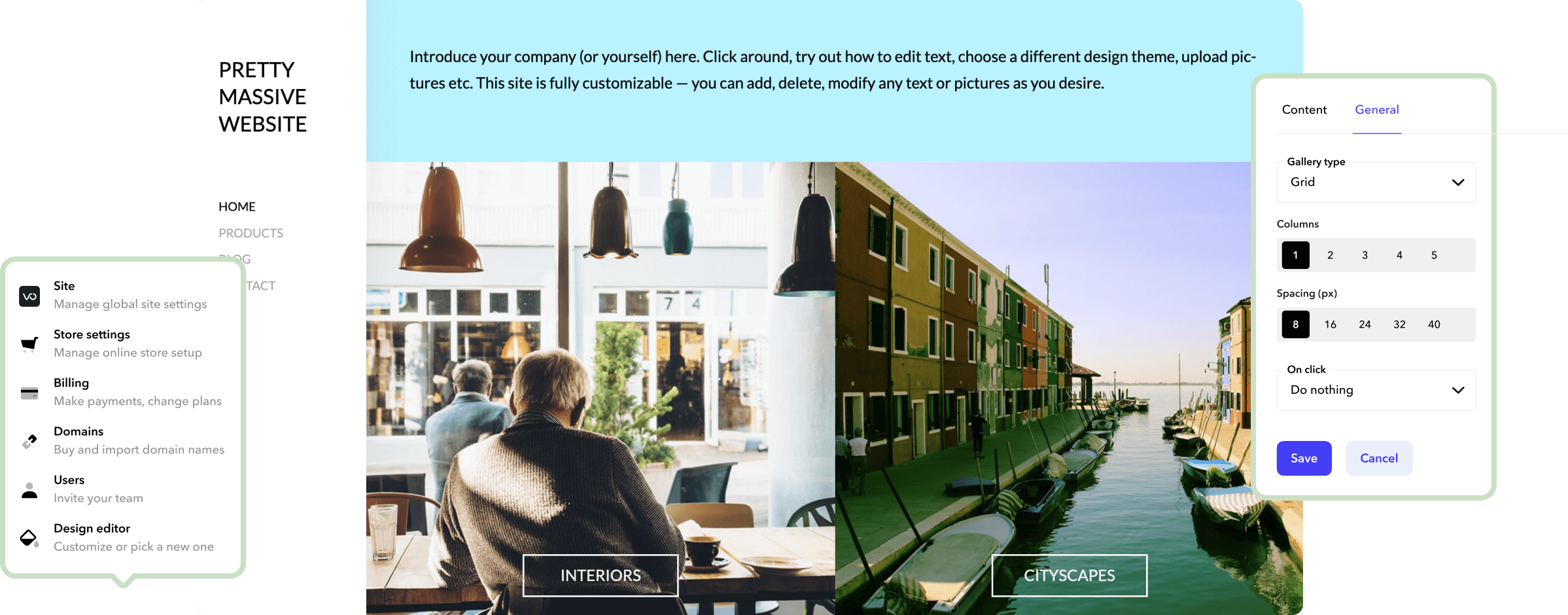 Voog website building platform | Awesome websites & store