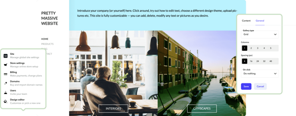 Voog website building platform | Awesome websites & store