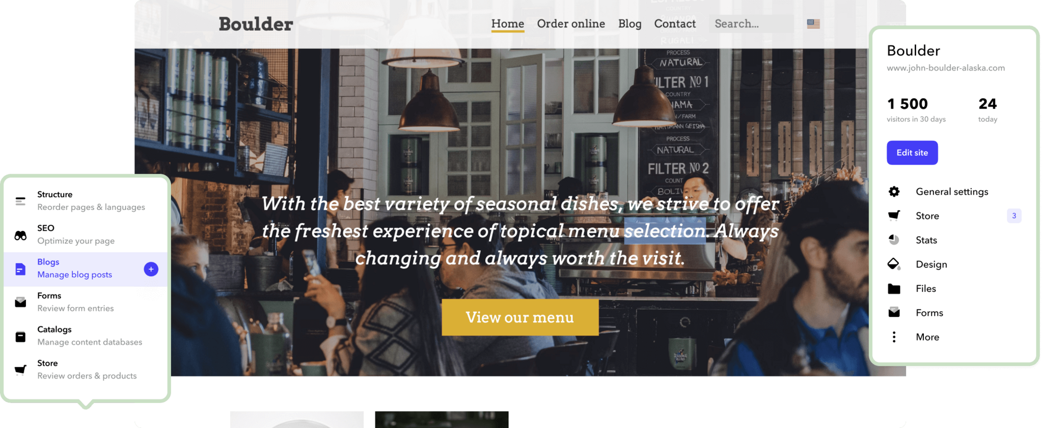 Voog website building platform | Awesome websites & store