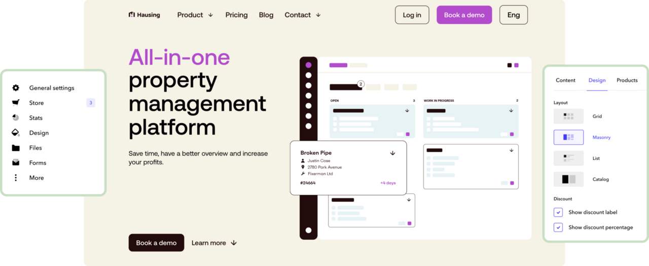 Voog website building platform | Awesome websites & store