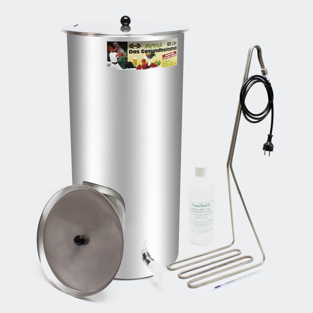 65-litre juice container set with 3200 W pasteuriser