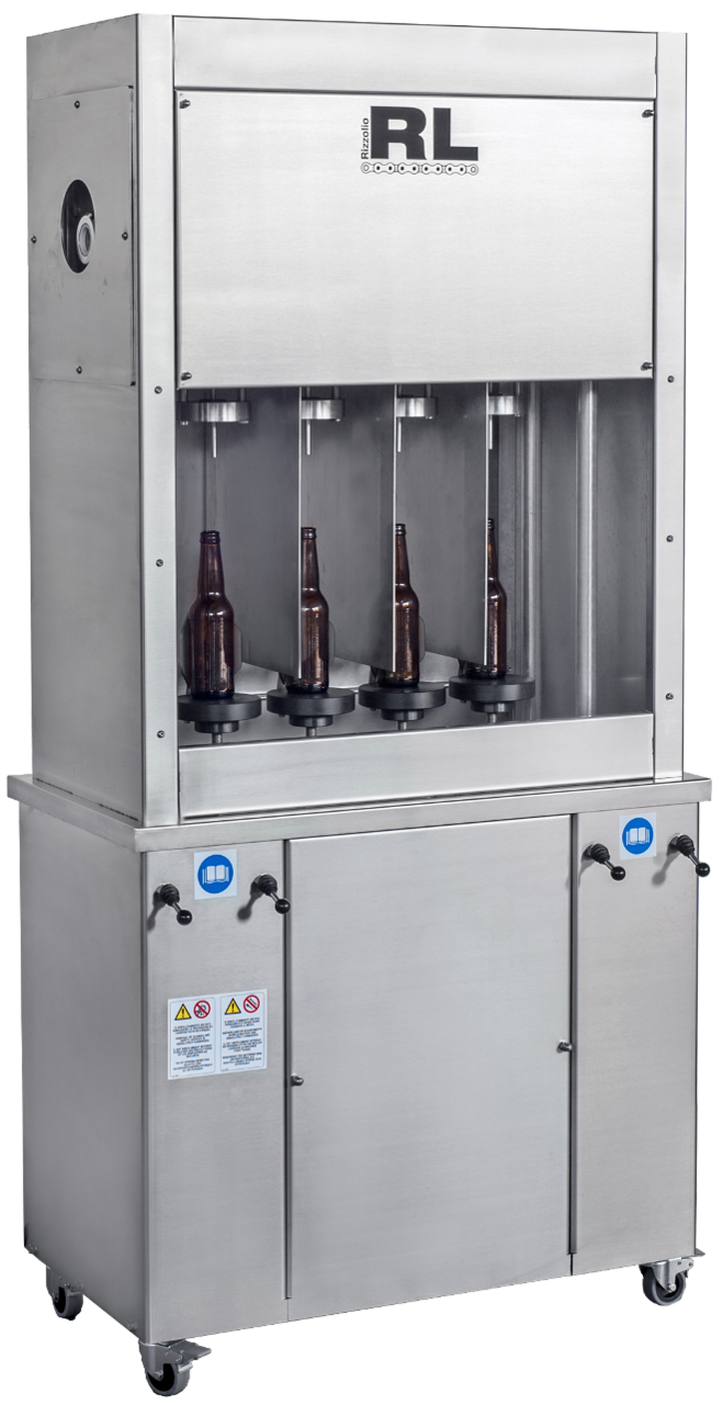 Counter pressure filler for glass bottles Rizzolio