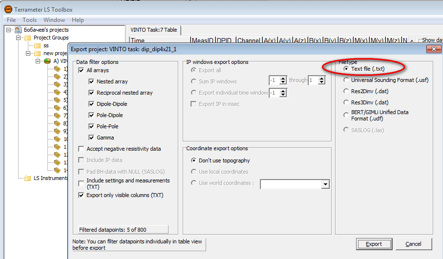 Protocols for Terrameter LS, LS2, ABEM (Sweden) — x2ipi - data ...