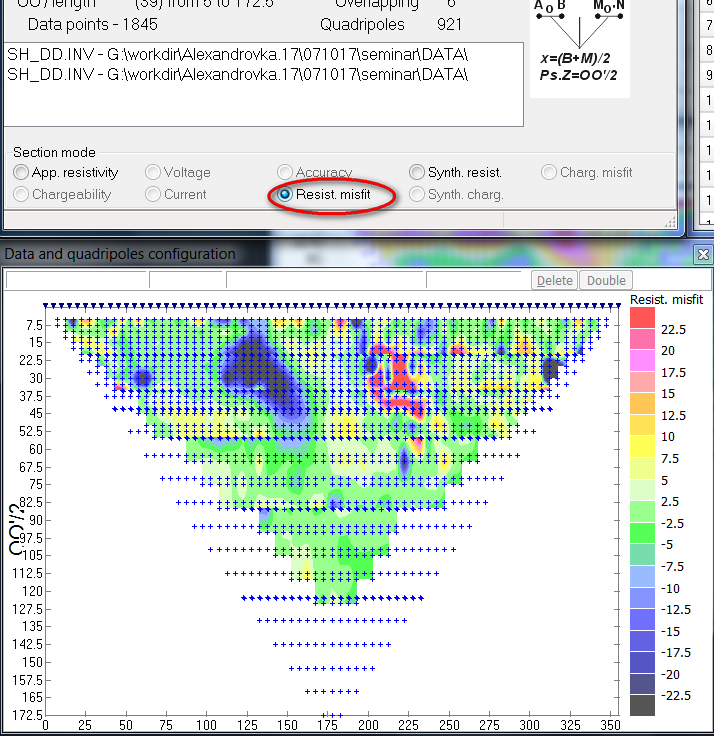 x2ipi software — x2ipi - data processing for 2D resistivity imaging (ERT)
