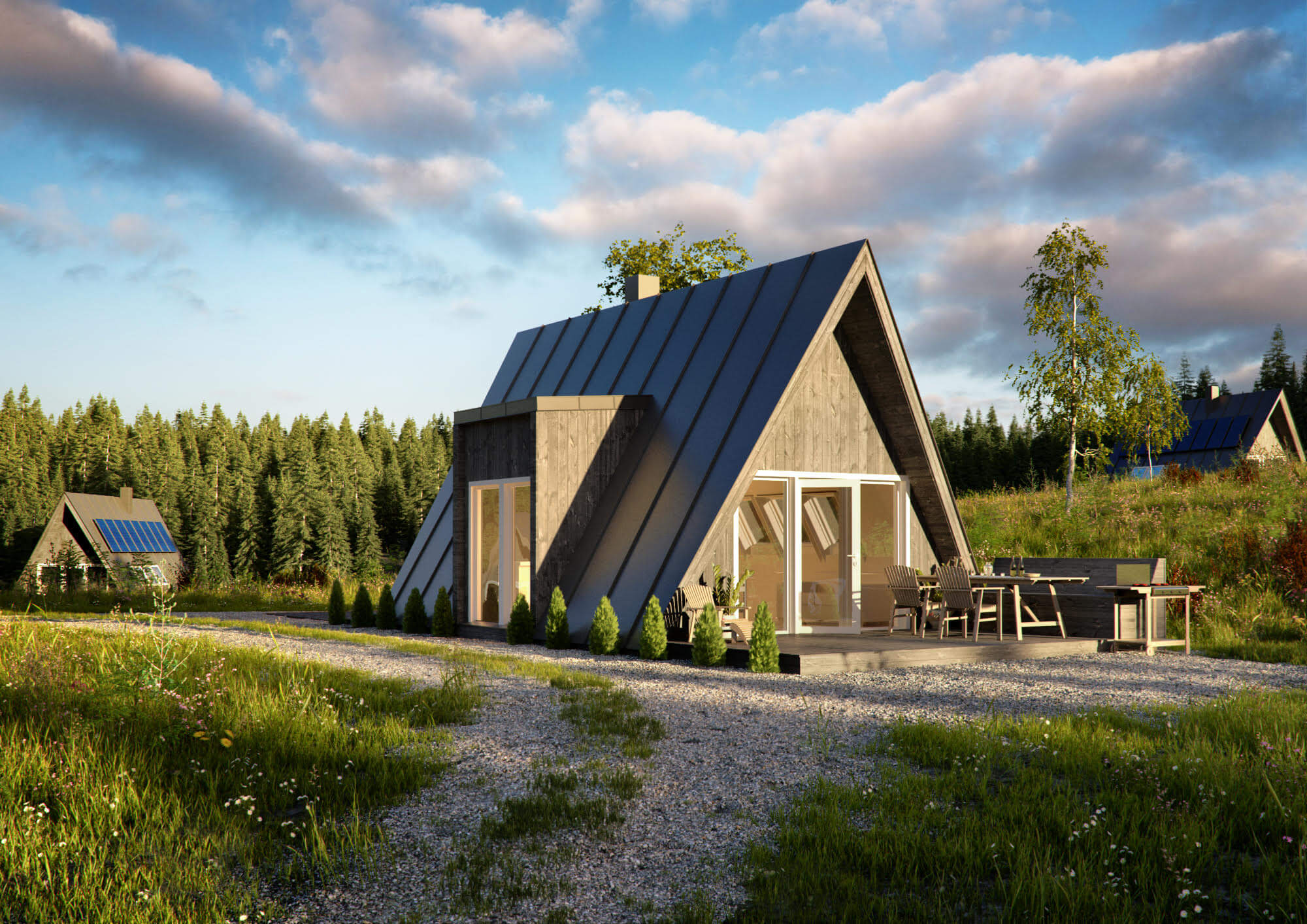 A-frame homes
