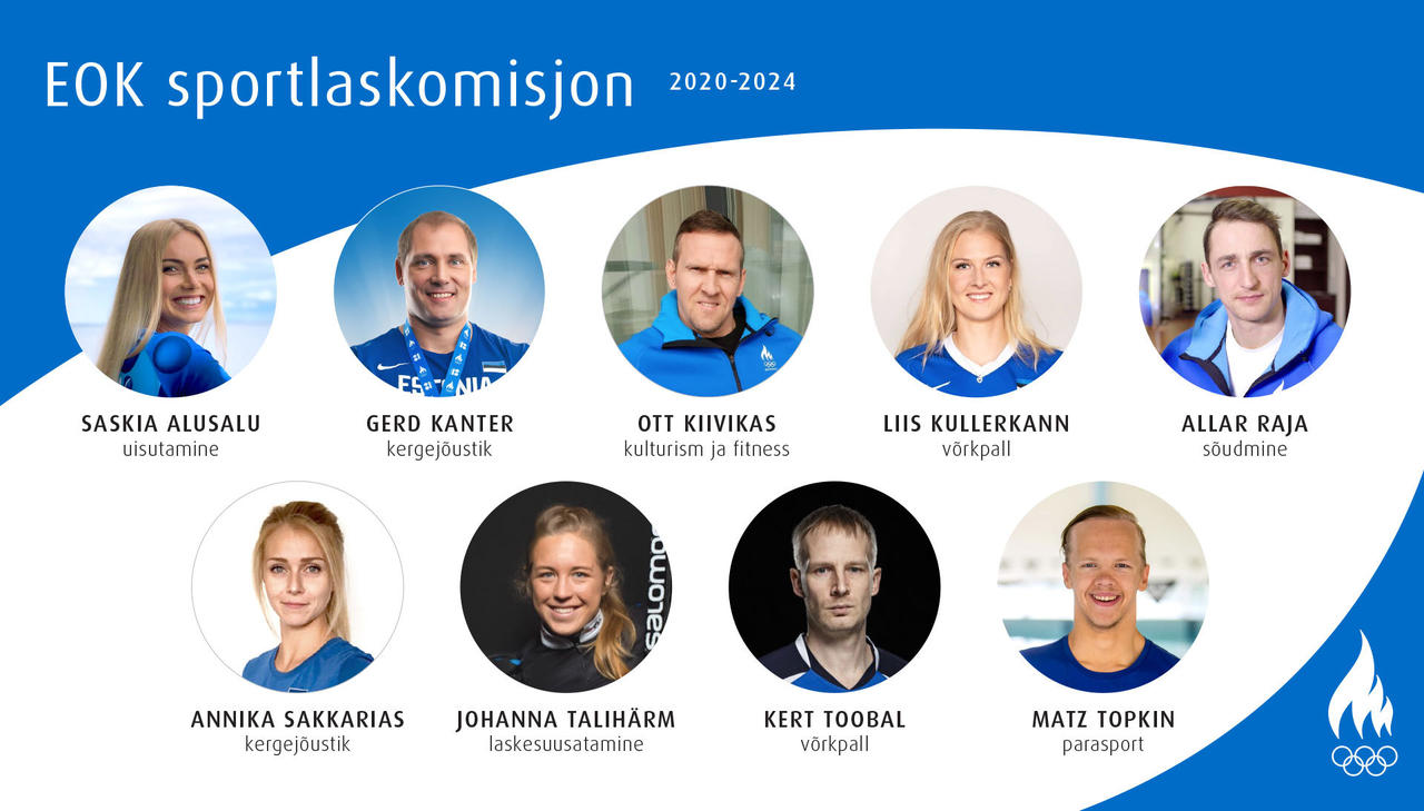 EOK sportlaskomisjoni uus koosseis aastateks 2020-2024 on selgunud ...