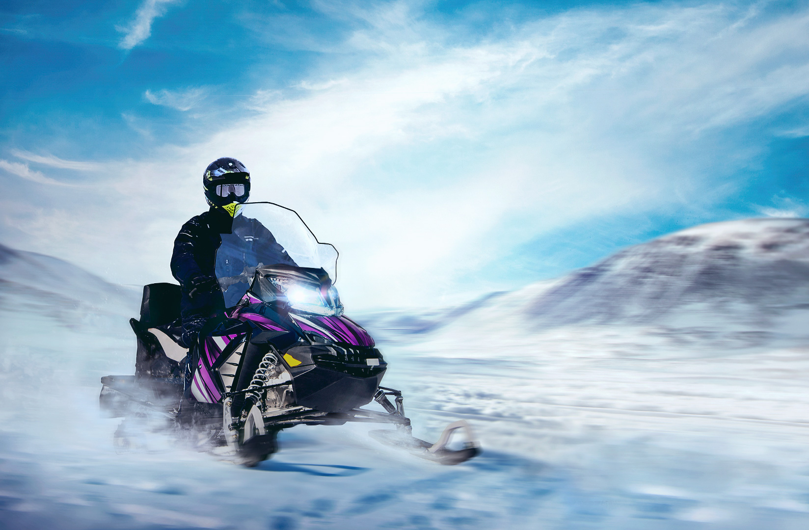 Taste of Electric Snowmobiling in Rovaniemi
