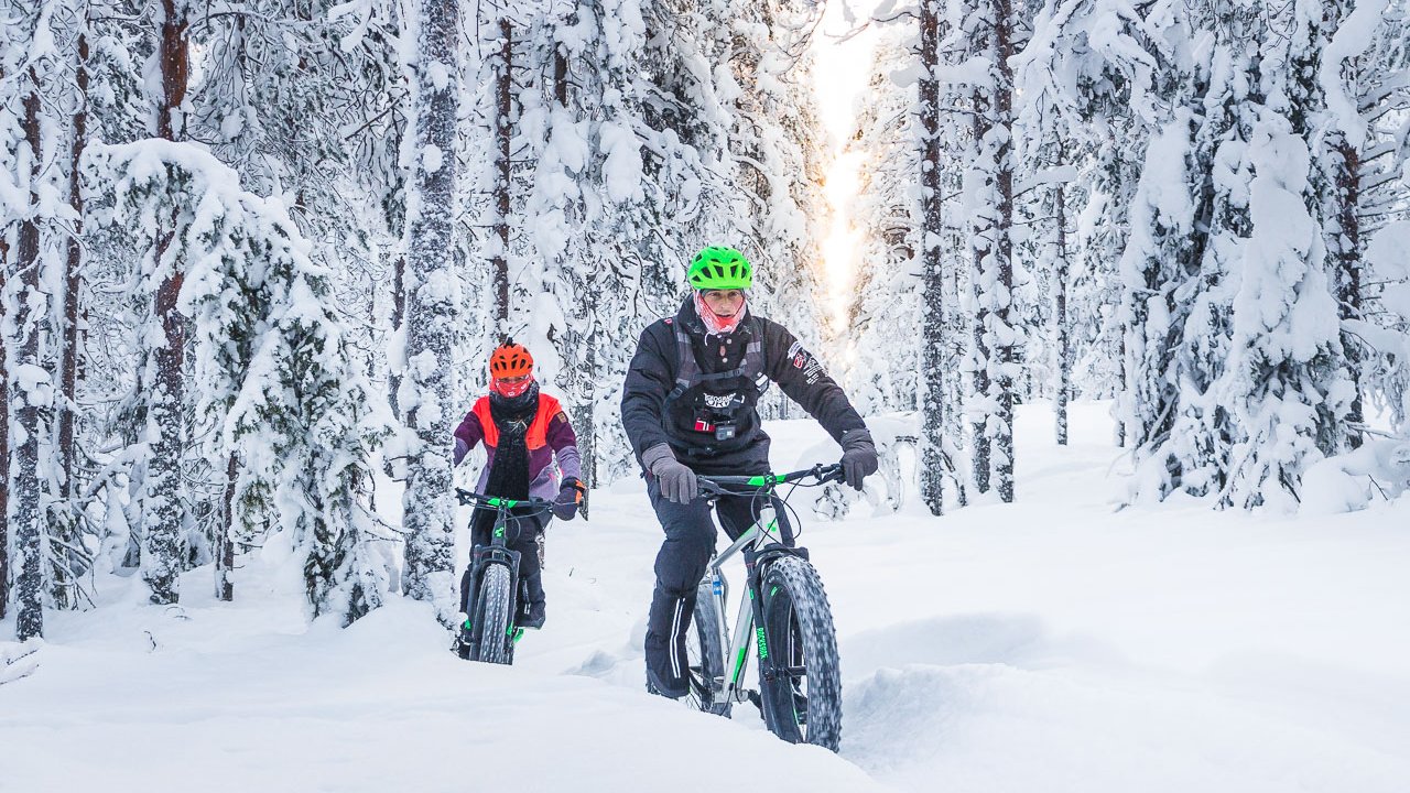 Fat bike winter adventure - Beyond Arctic Rovaniemi