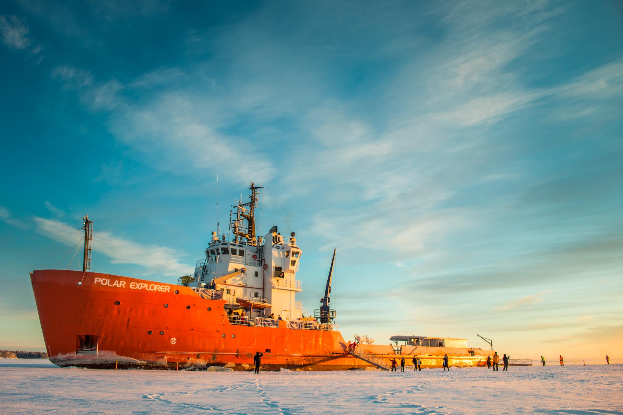 Polar Explorer Icebreaker cruise by your own car