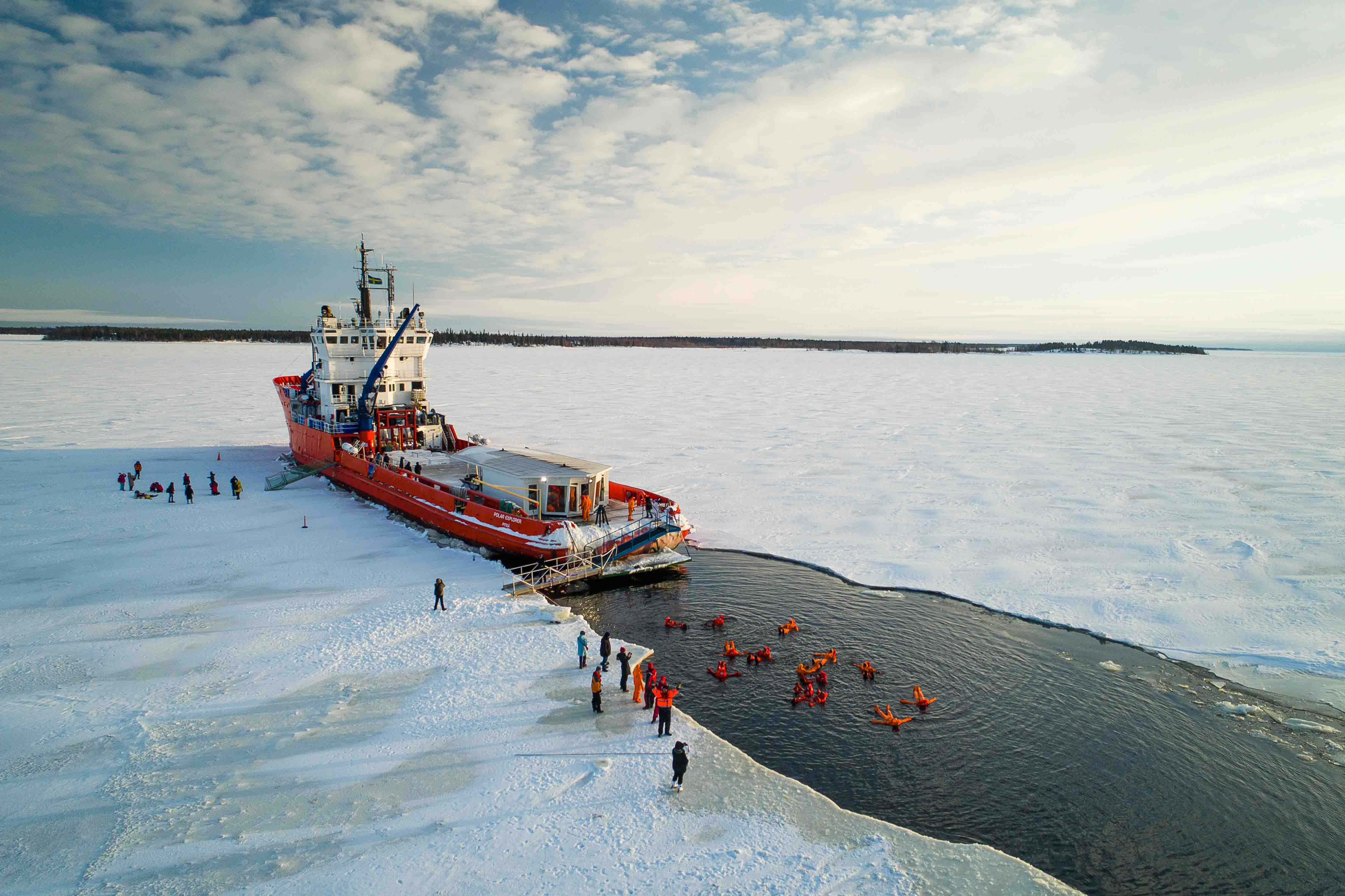 Polar Explorer Icebreaker cruise by your own car