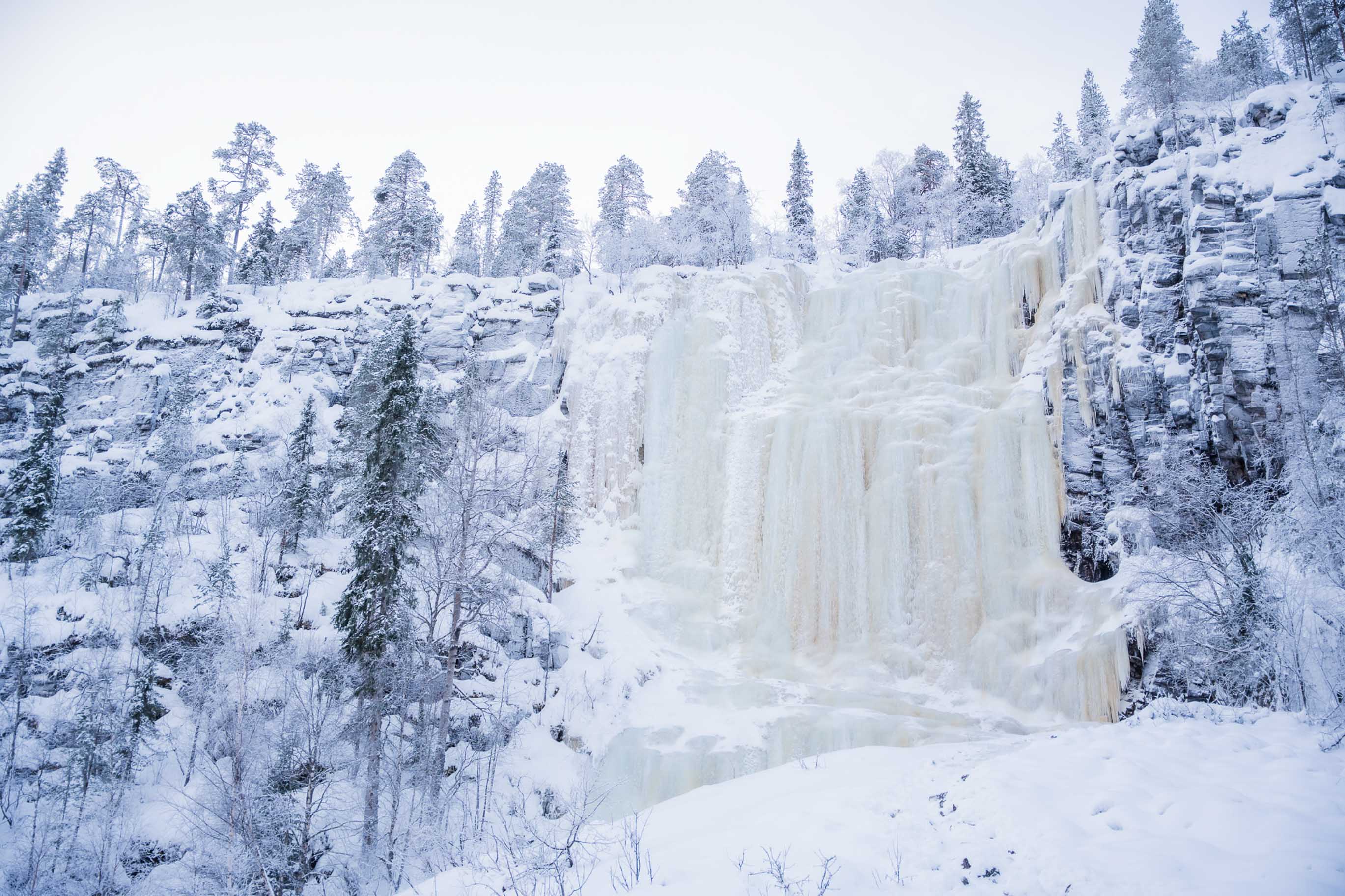 Exploring the Arctic: Hiking to Korouoma Canyon and the Frozen Waterfalls