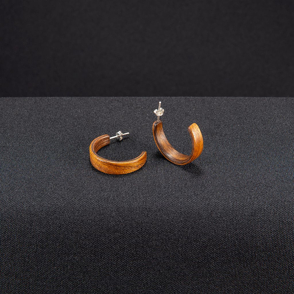 Kõrvarõngad "Ring-S" UUED MATERJALID — Su Puu - puidust disainehted ja ...