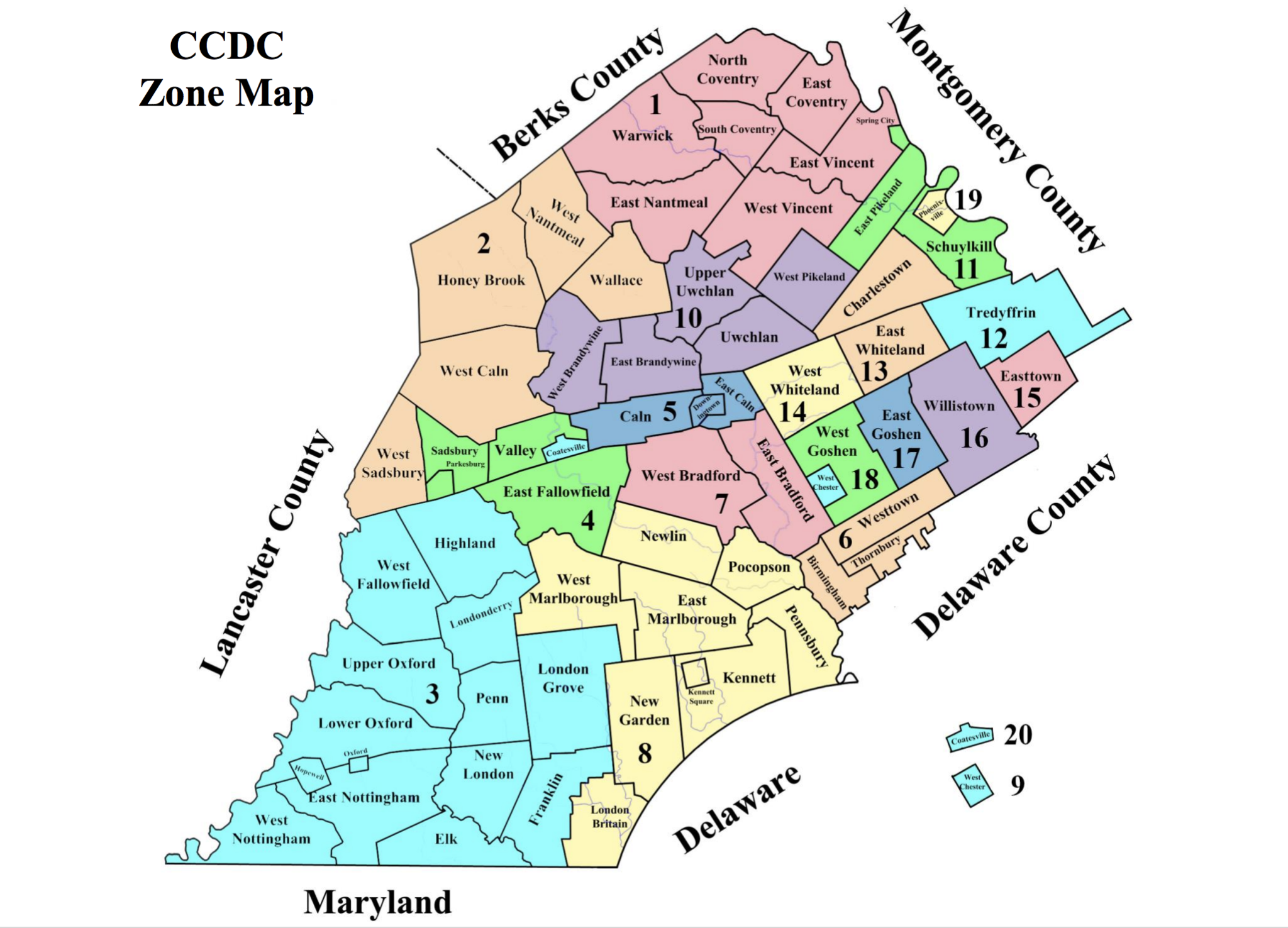 Zones – West Whiteland Democratic Committee