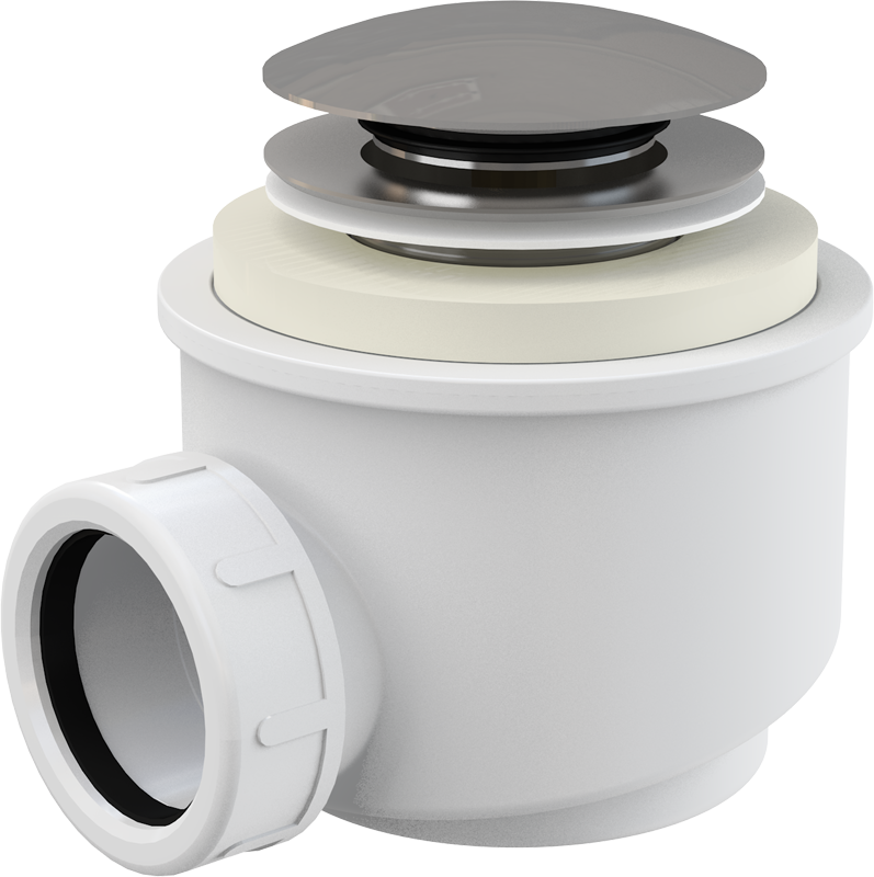 Siphon for shower tray Click-Clack Ø50 2A465 — Biston