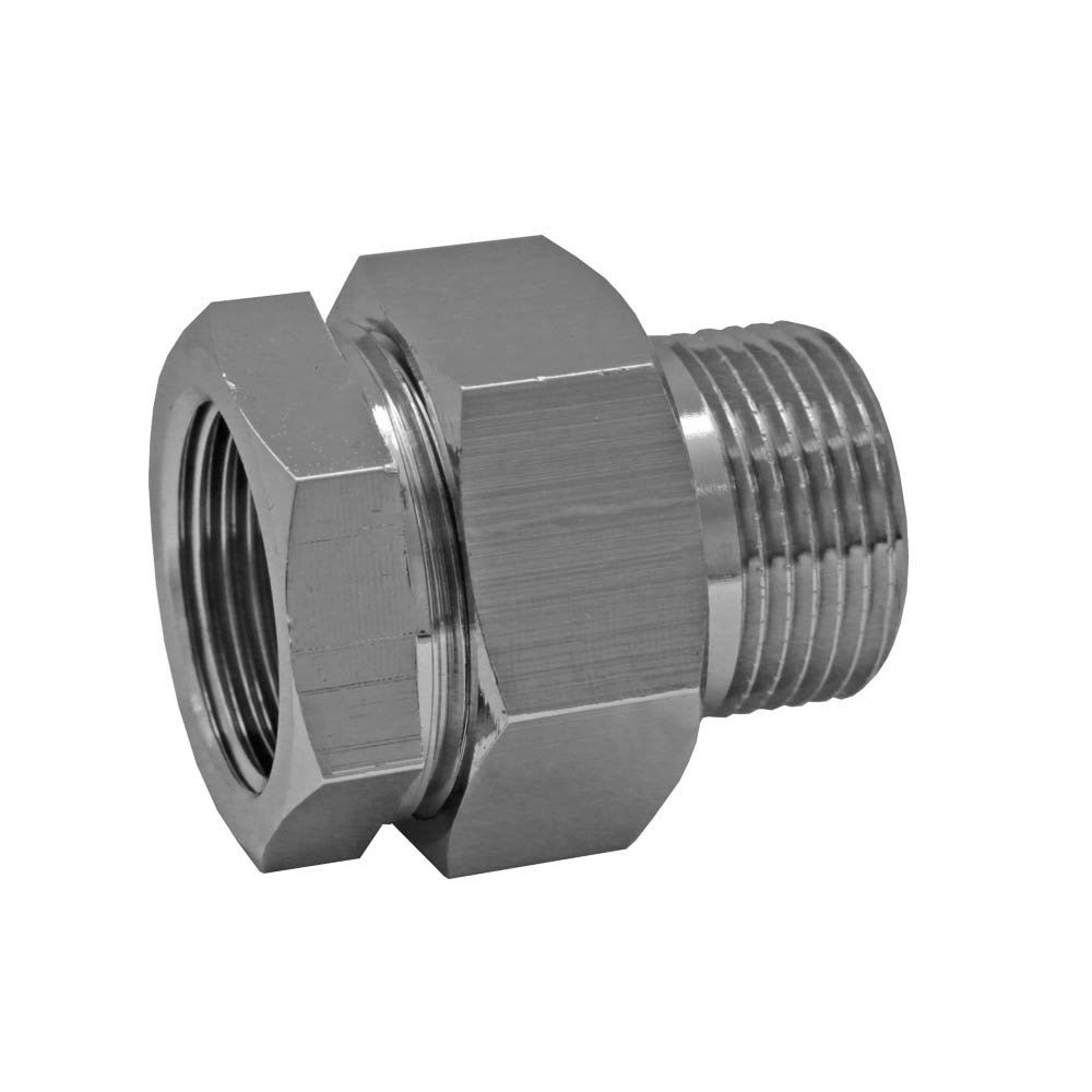 American conical fittings with internal/external thread (FM) chrome ...