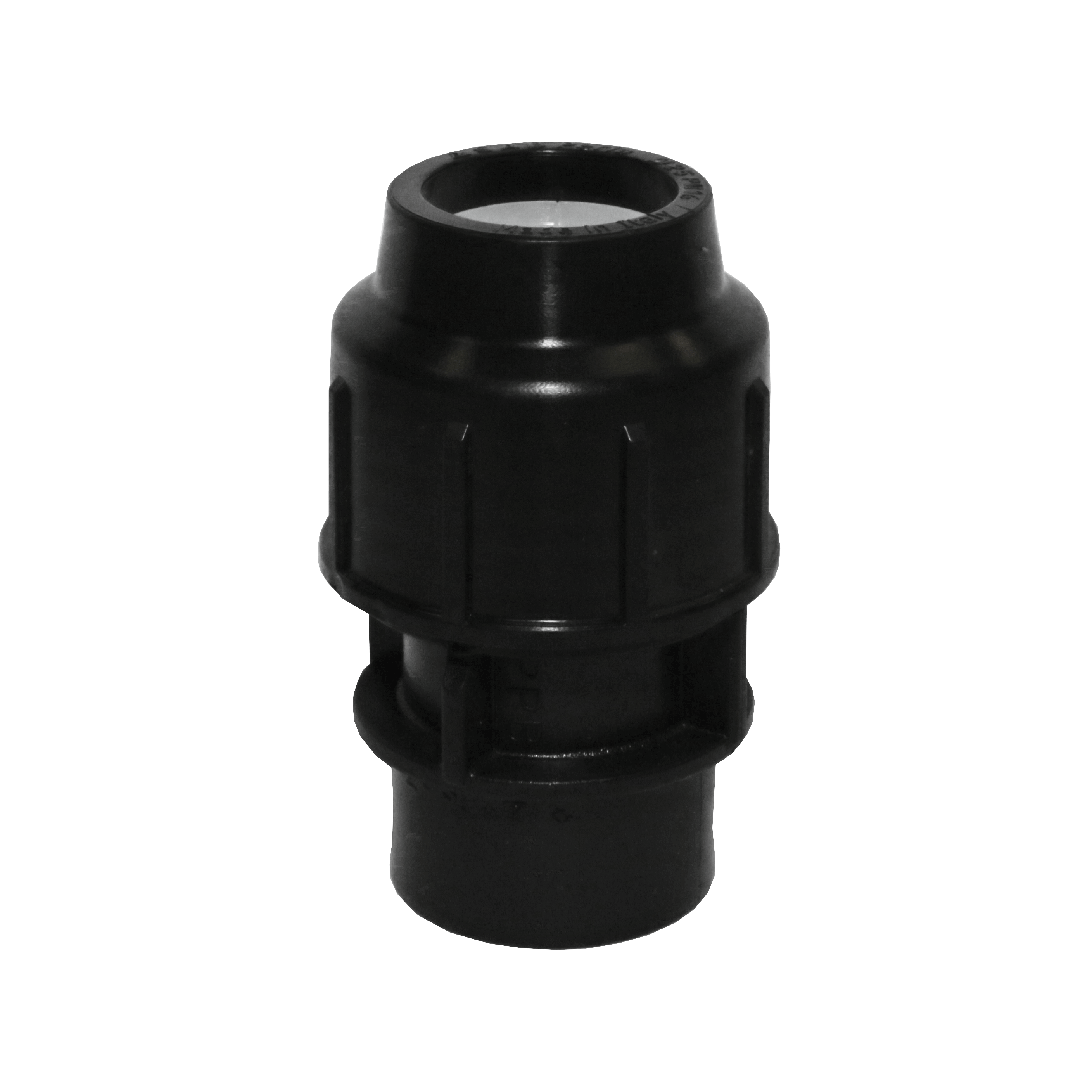 PE plastic straight connector with internal thread (F) — Biston