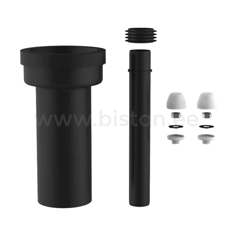 SANIT WC connection kit 300mm DN90 white 4163/11 — Biston