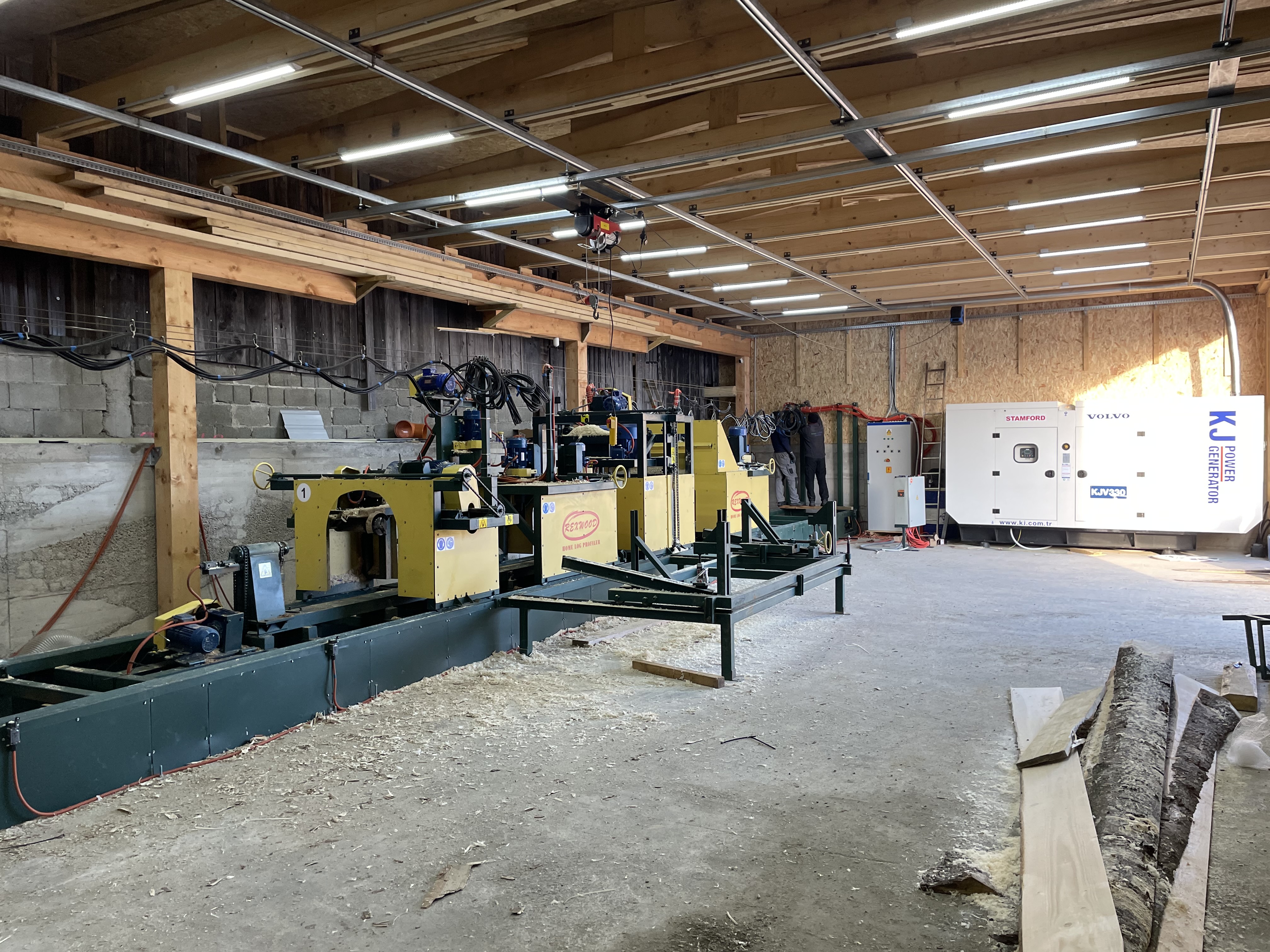 Mobile log milling machine REXWOOD LPR-80P-T16 – REXWOOD Mobile Sawmill