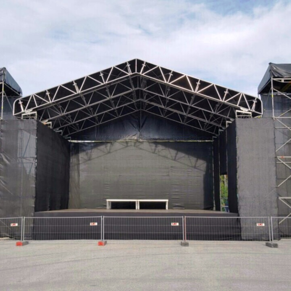 Scaffolding performance stage