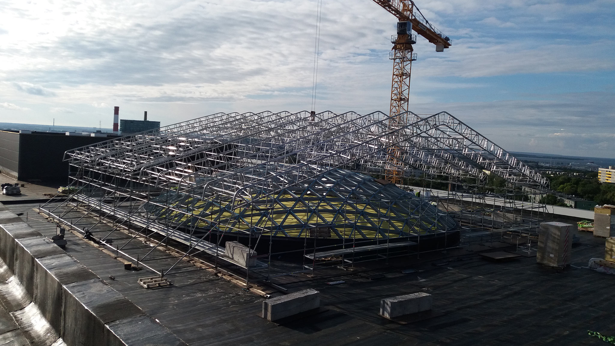 Construction of T1 Mall of Tallinn