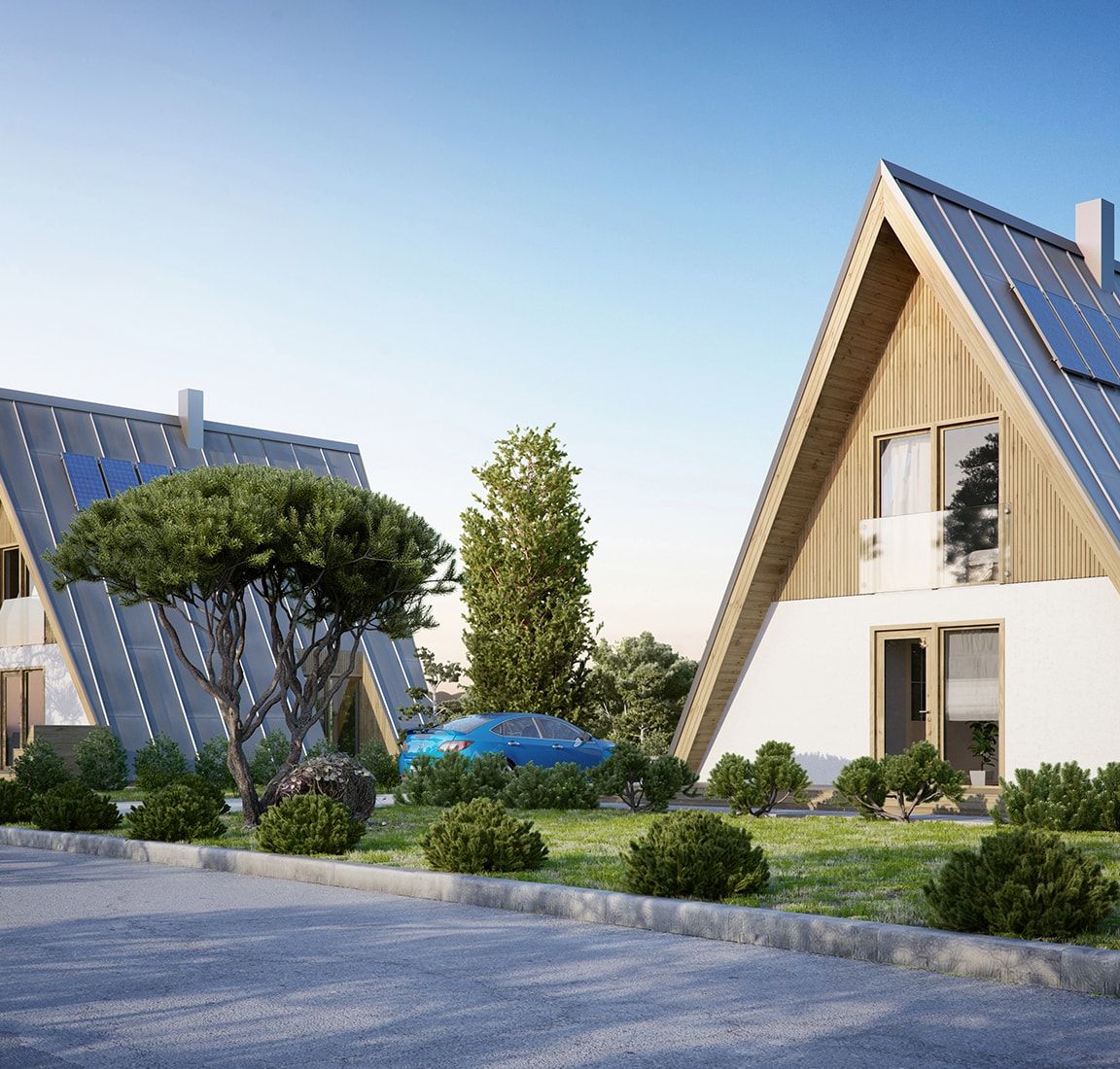 Trio Series a-frame kit homes | Avrame