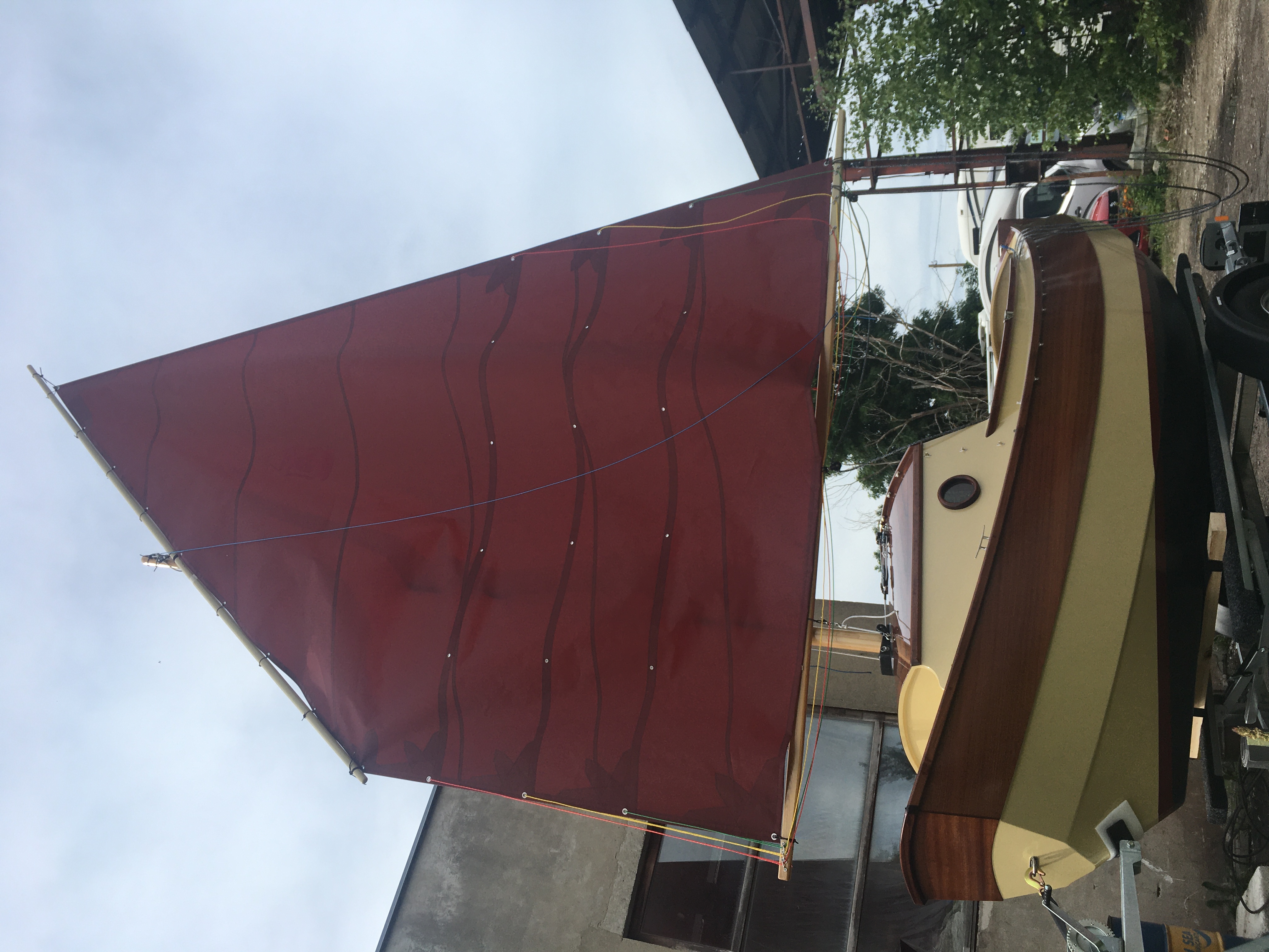 SCAMP sailboat – JR Craftyard - wooden boats and DIY boat-kits