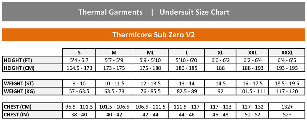 Thermicore Sub Zero V2 Undersuit | NDiver – Mohni
