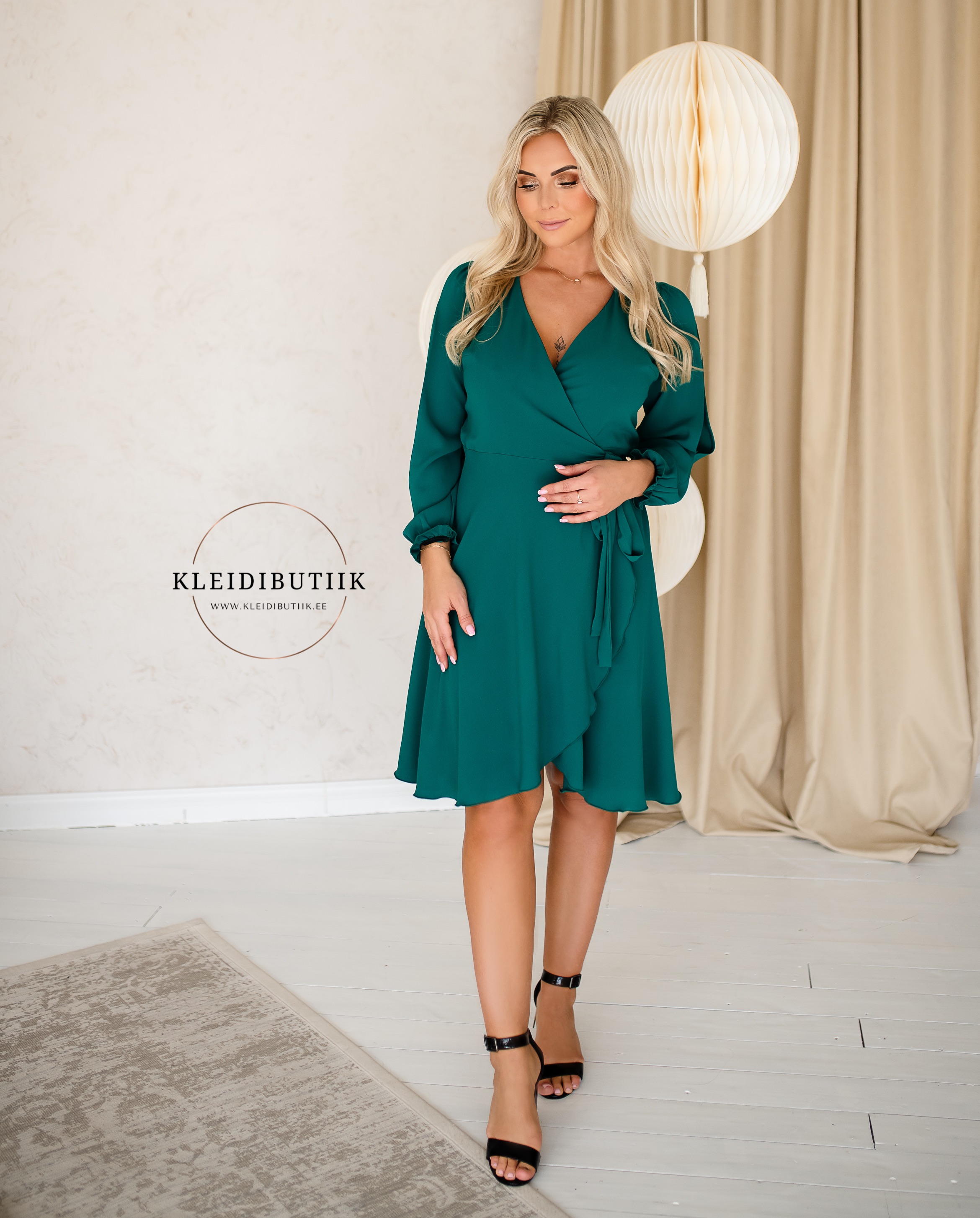 KLEIDIBUTIIK ♡ UUS! Roheline hõlmikkleit EILEEN