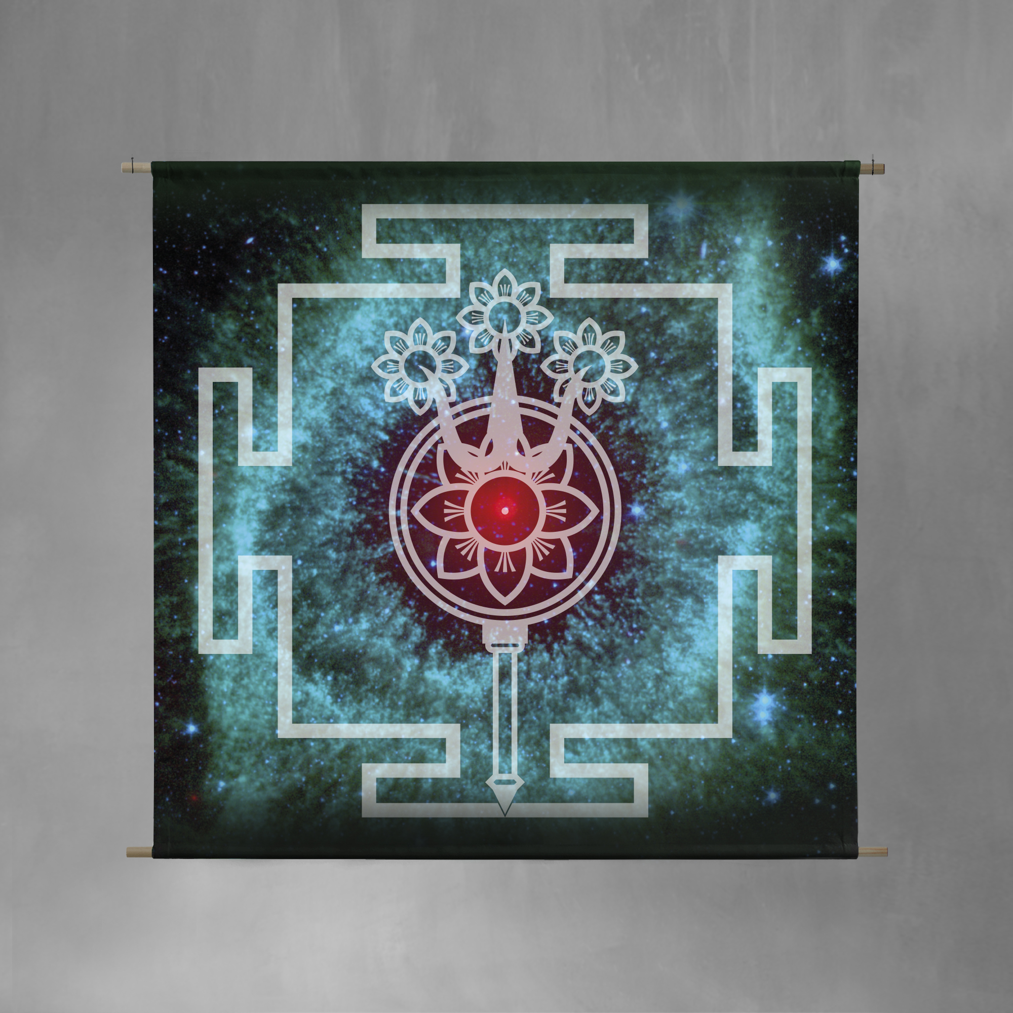 Shiva Trident Nebula – Sacred Shapes