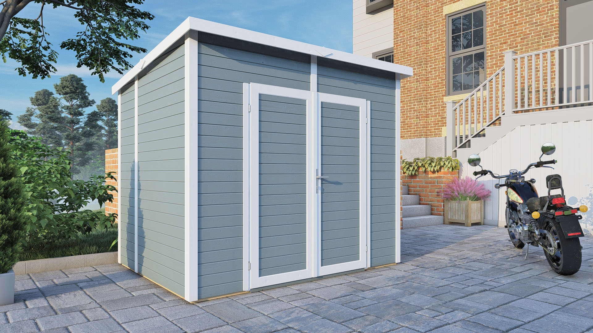 Abri de jardin Timmo 4 — Bertilo.com