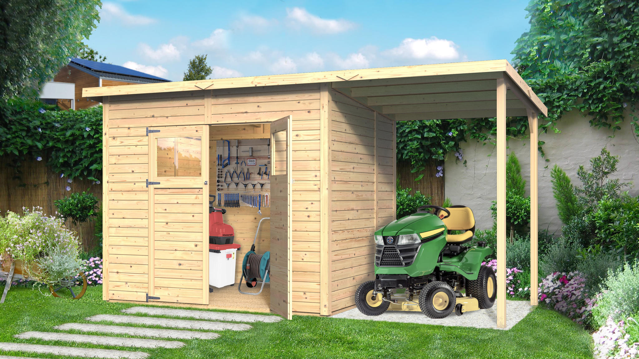 Abri de jardin Amrum 3 PLUS — Bertilo.com