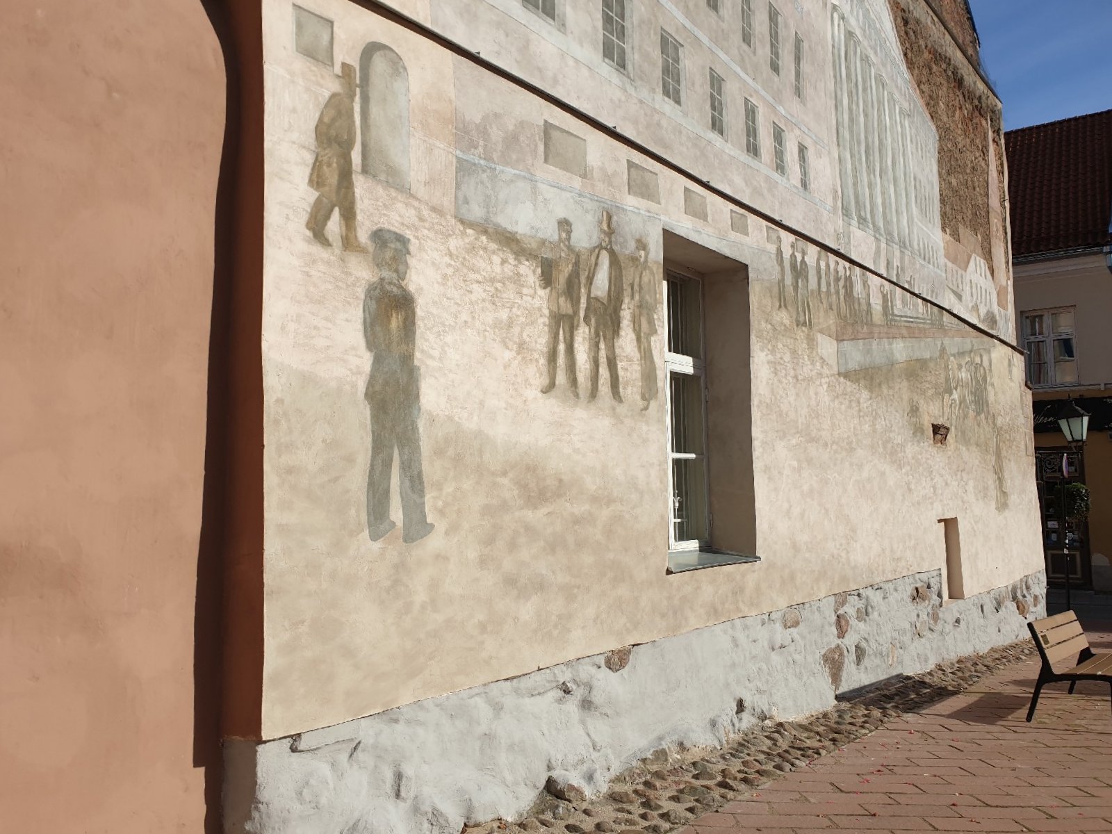 Krohwin - kaasaegne viimistlus – Von Bocki maja krohv ja seinamaaling