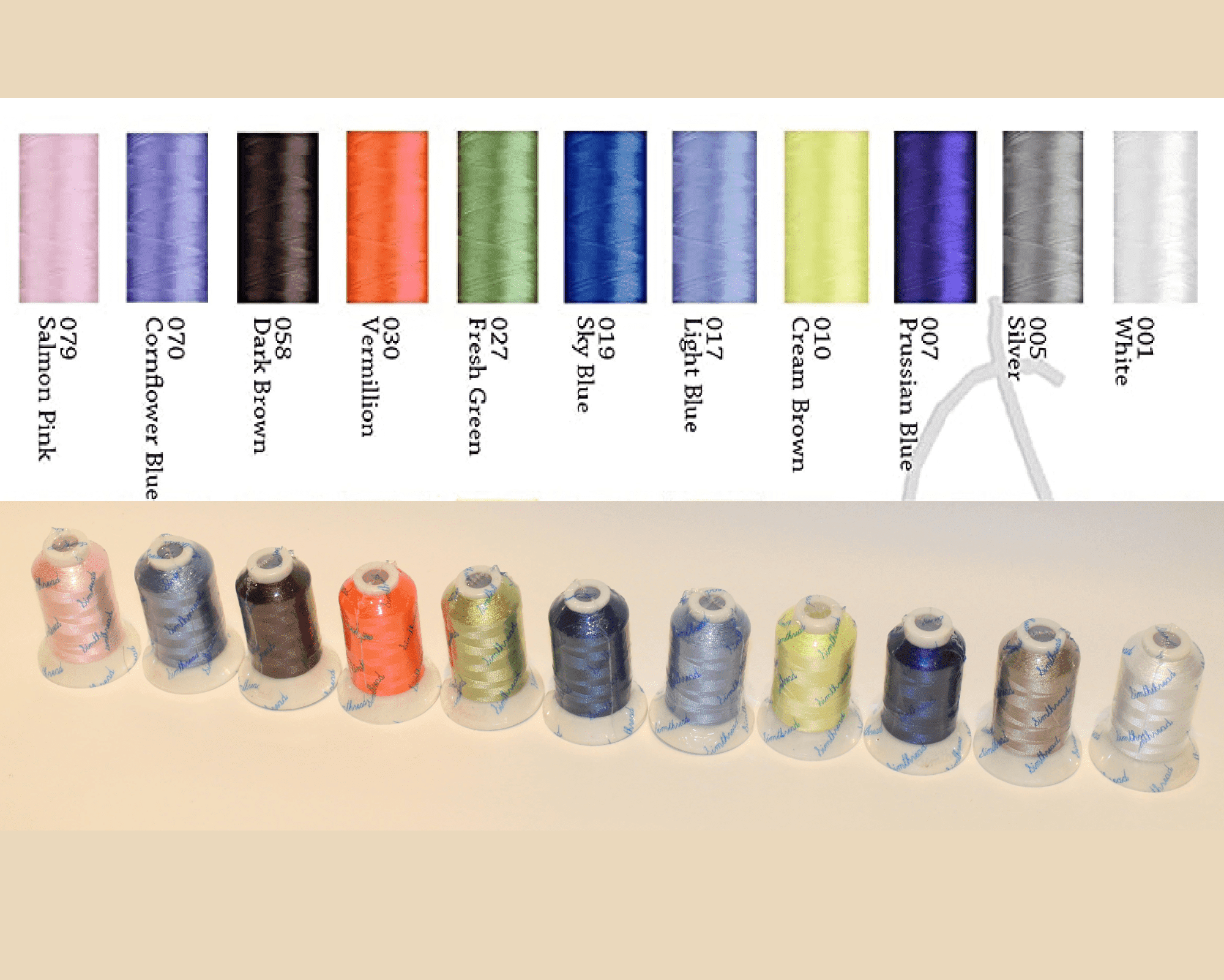 Simthread threads 500 m (available in 63 different colors) | Party ...