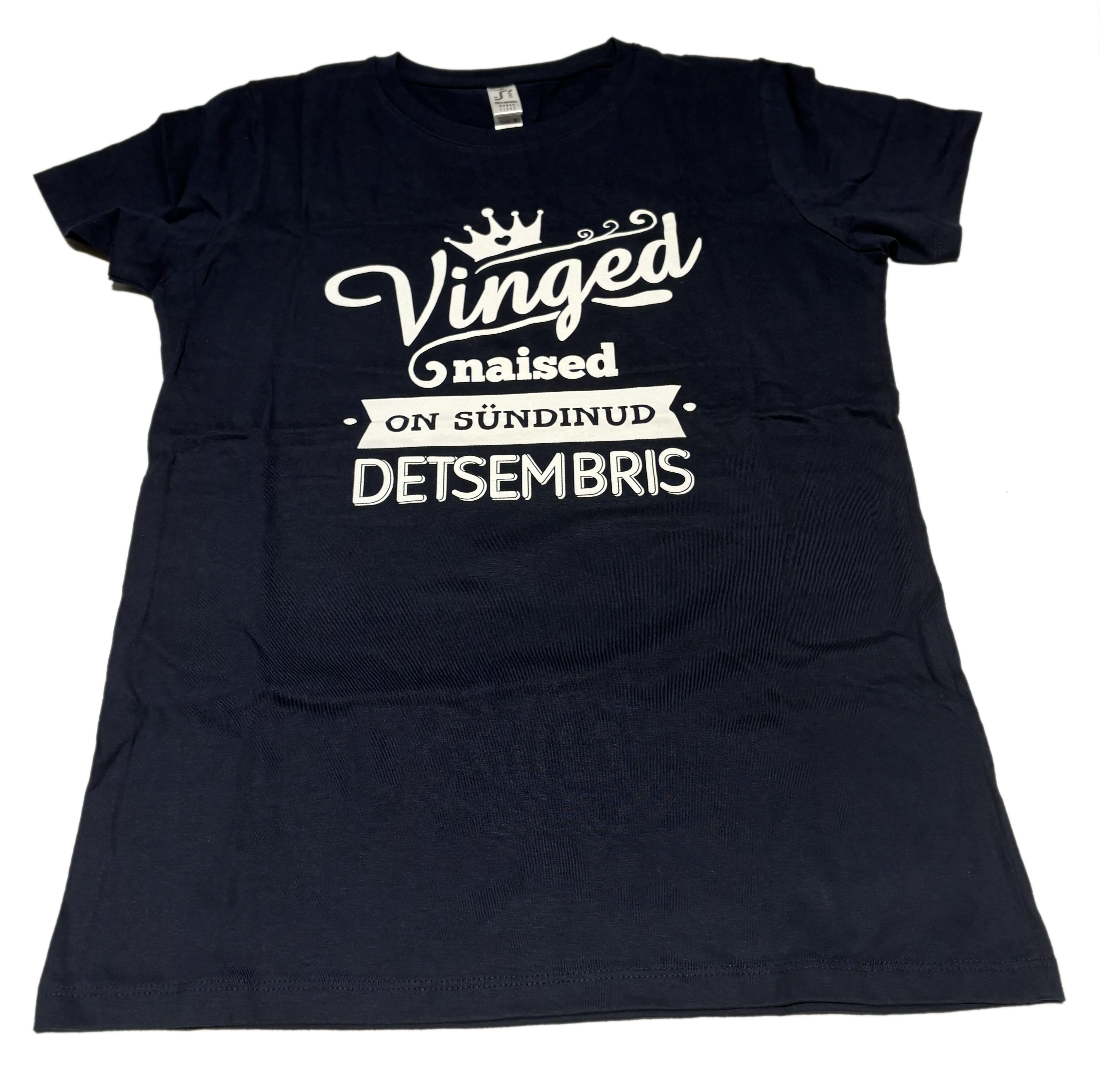 LEIUNURK! T-särk vingele naisele: APRILL (S/M), OKT (M/L), DETS (L/XL ...