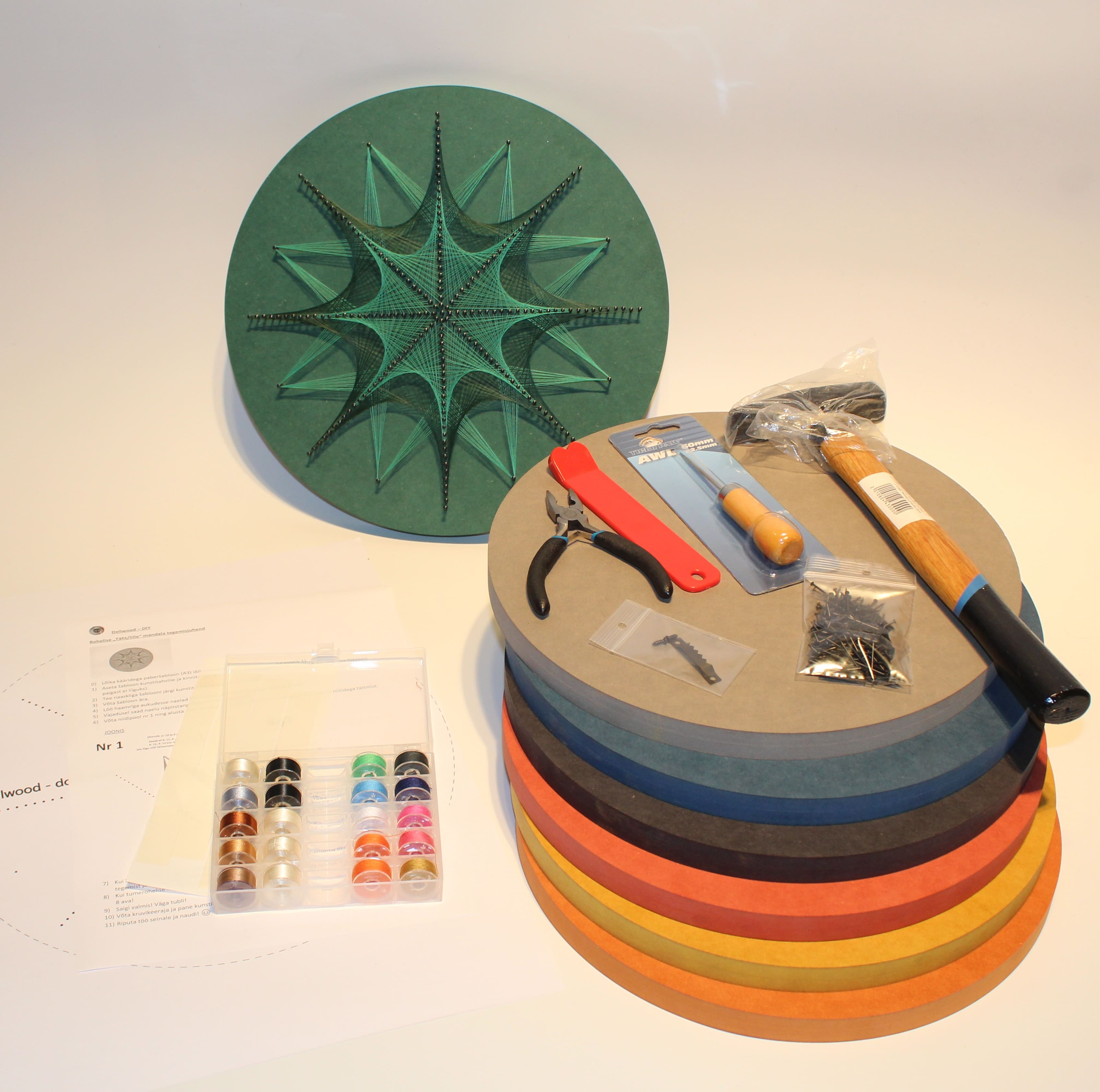 #1 Beginner Guide: Mandala crafting - create your own string art ...