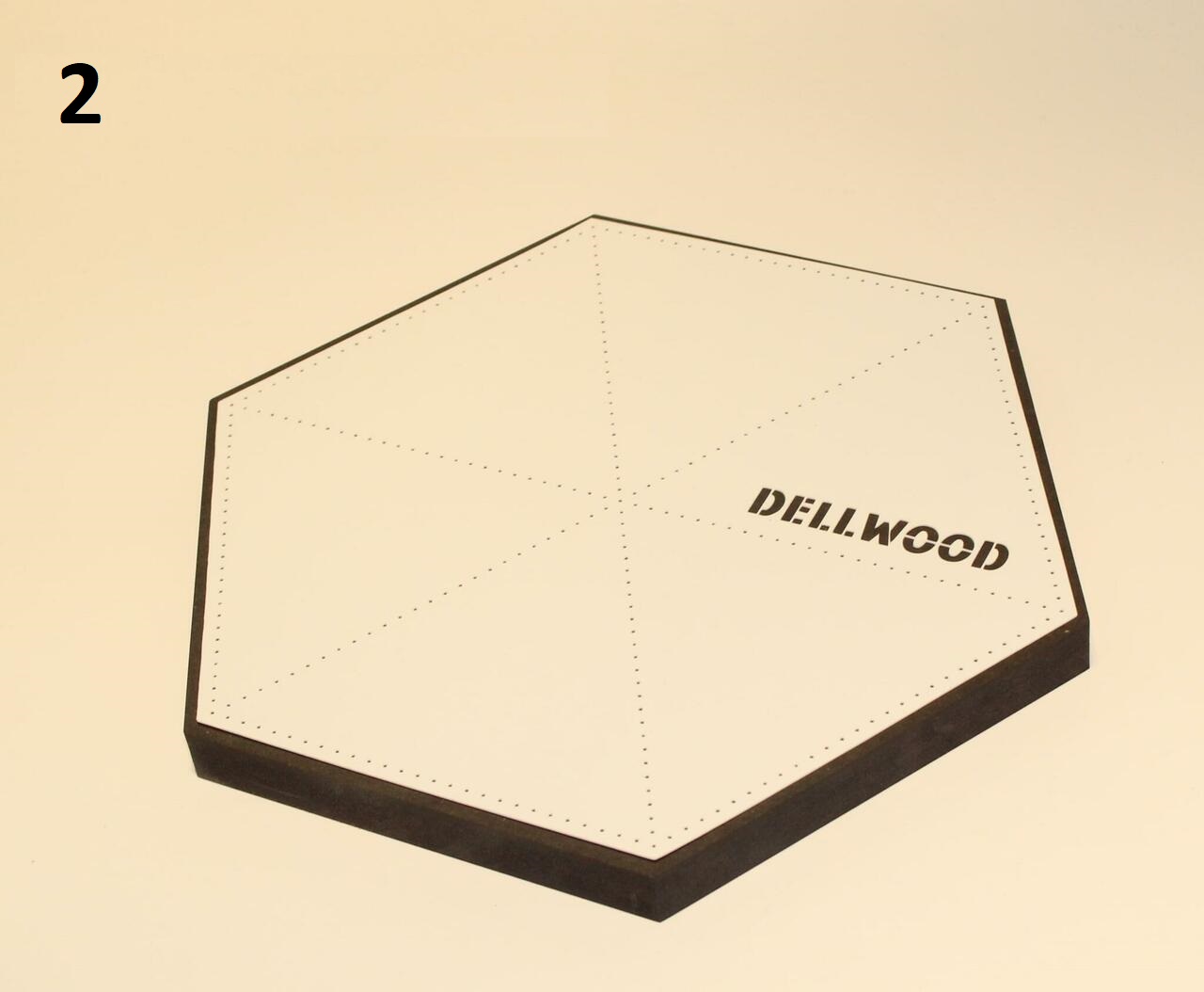 String art patterns "Hexagon" / plastic or paper stencils for mandala ...