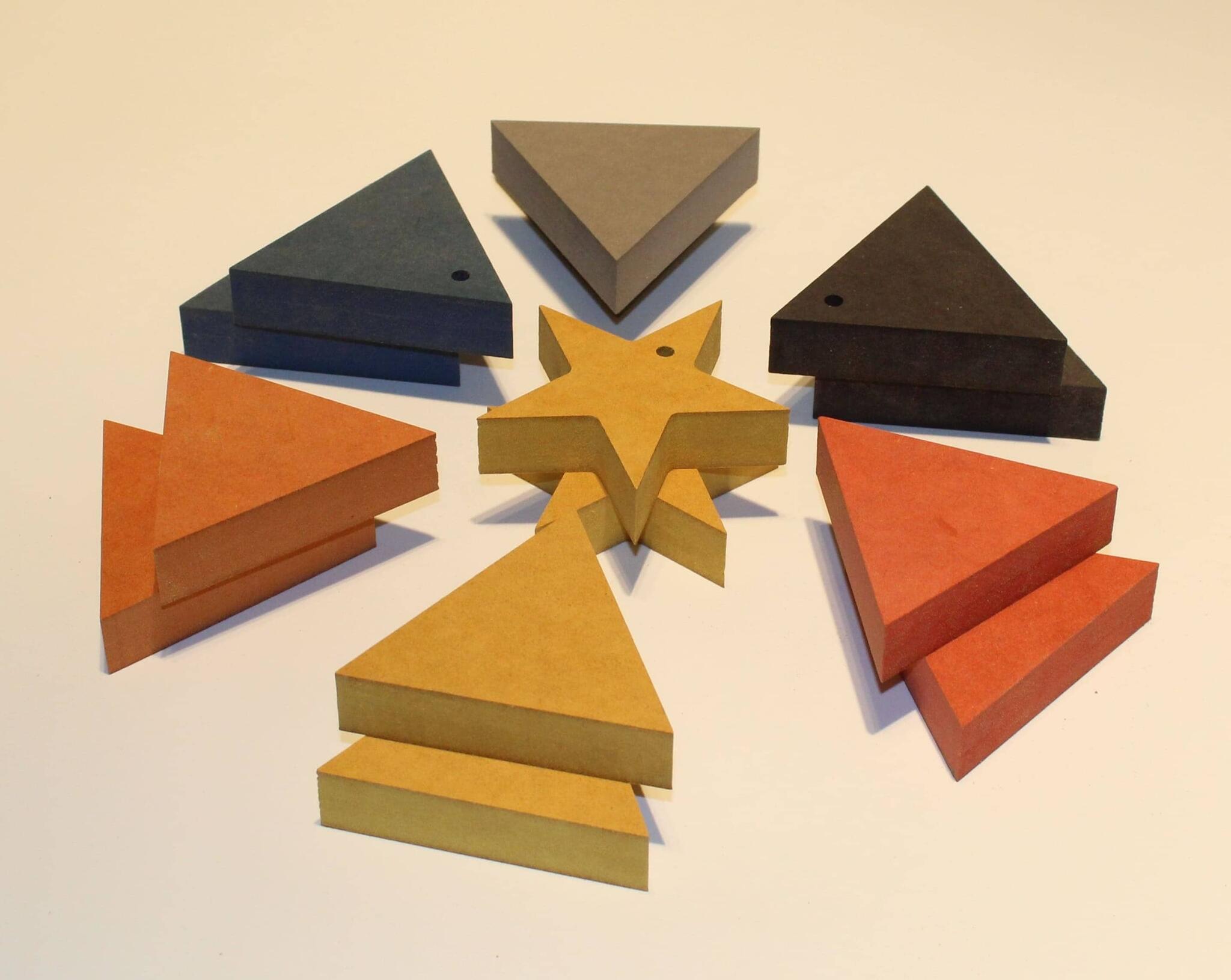 #1 Beginner Guide: How to do String Art "Triangle" | Party Supplies, String Art & Paber Art ...