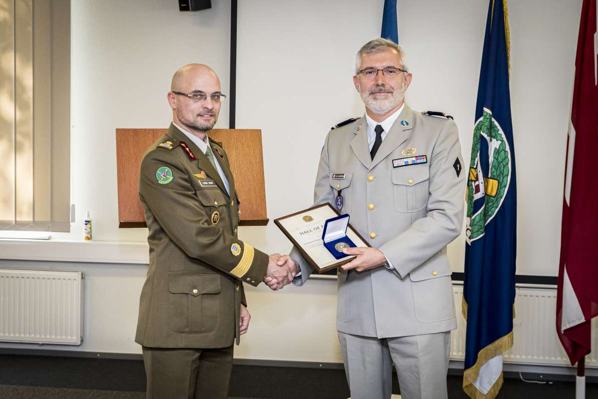 Induction Ceremony of the CSM Daniel Legrand, the Command Senior ...